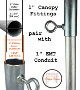 Wall Mounted Slope (Lean-To) Awning – Cowboy Canopy