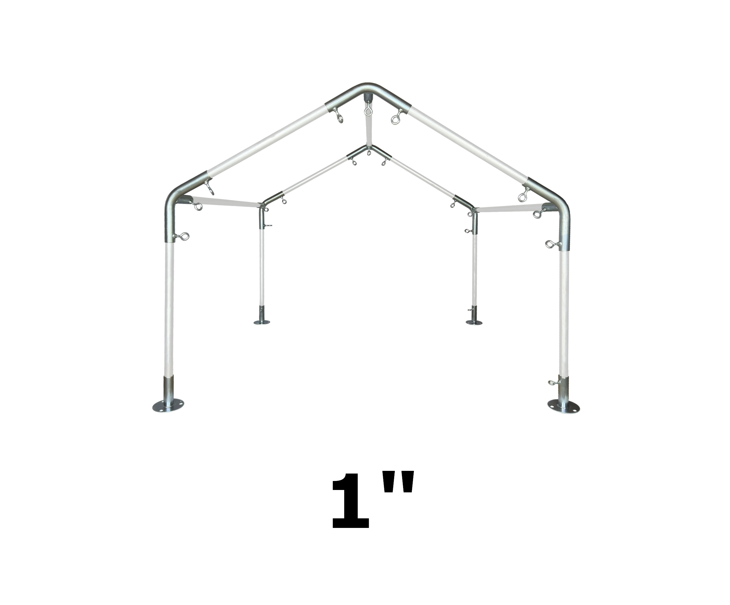 10' Wide High Peak Canopy Kits (1") – Cowboy Canopy