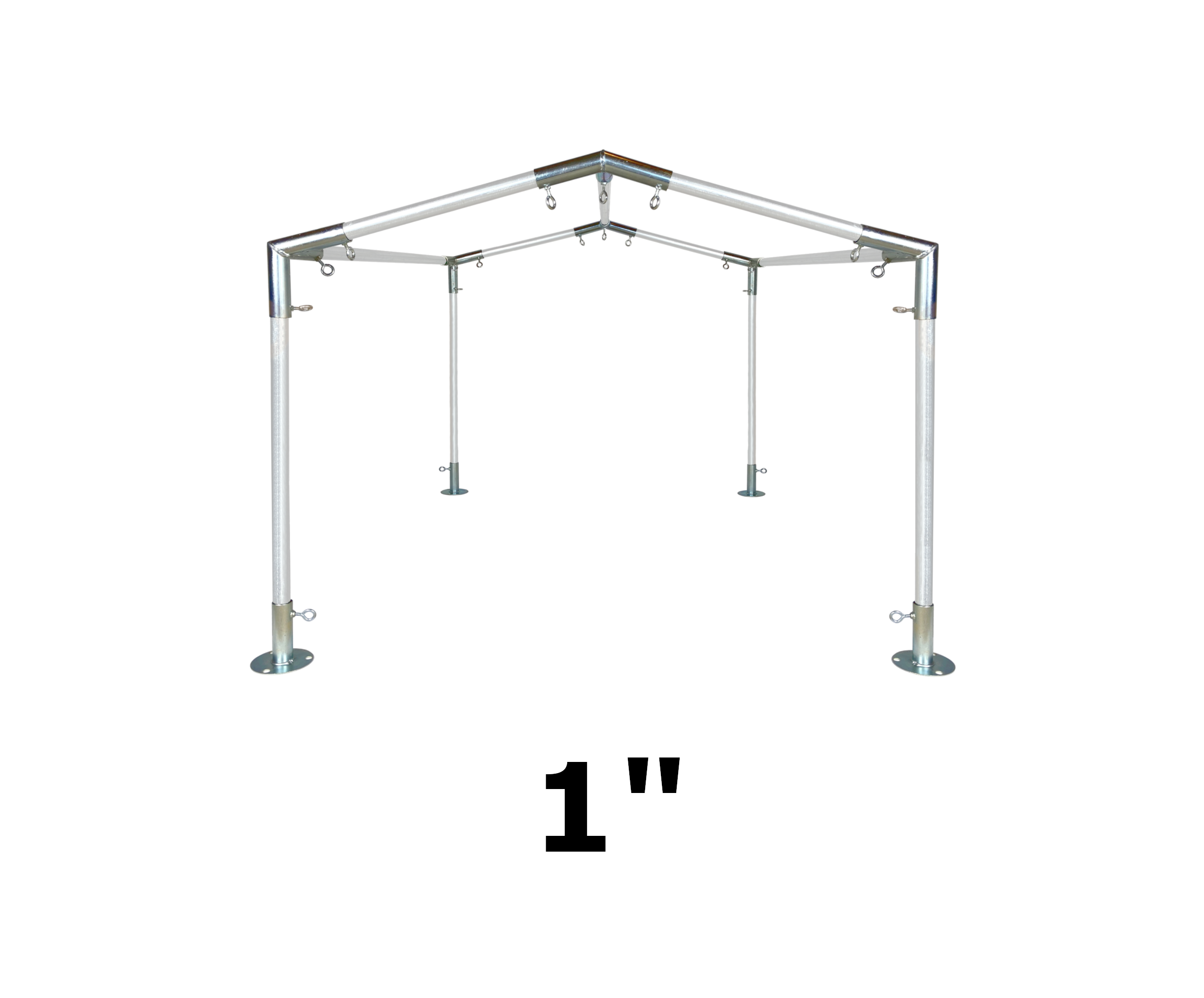 10' Wide Low Peak Canopy Kits (1") – Cowboy Canopy